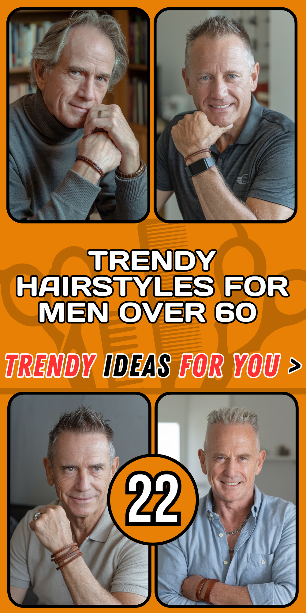 Trendy Hairstyles For Men Over 60 - LaylaShine