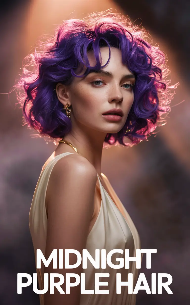 25 Stunning Midnight Purple Hair Ideas For 2025 – Ombre, Balayage ...