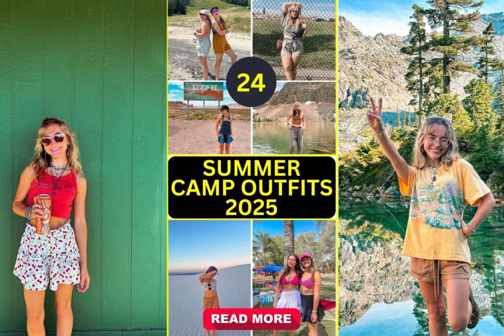 24 Summer Camp Outfits 2025: Cute, Aesthetic & Trendy Looks For Women ...
