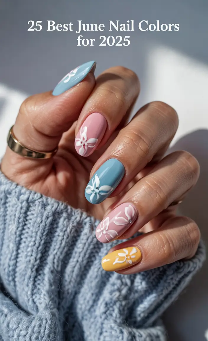 23 Best June Nail Colors For 2025 + Trendy Summer Manicure Ideas ...