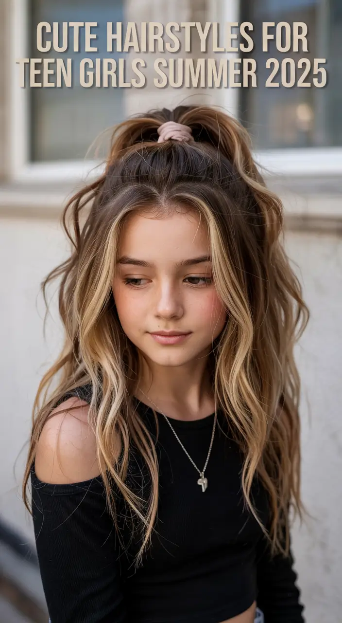 23 Cute Hairstyles For Teen Girls Summer 2025 – Braids, Buns, And ...