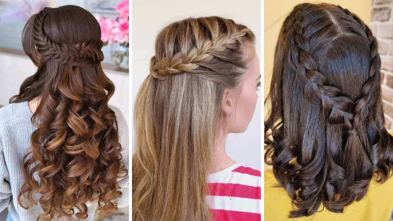 15+ Breathtaking Half-Up Half-Down Braided Hairstyles For The Perfect ...
