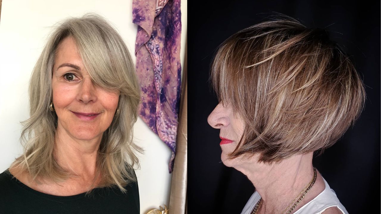 22 Gorgeous Hairstyles With Bangs Over 60 That Enhance Natural Features ...